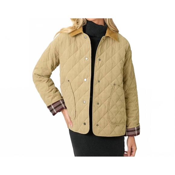 Mystree | Jackets & Coats | New Mystree Quilted Jacket In Latte | Poshmark